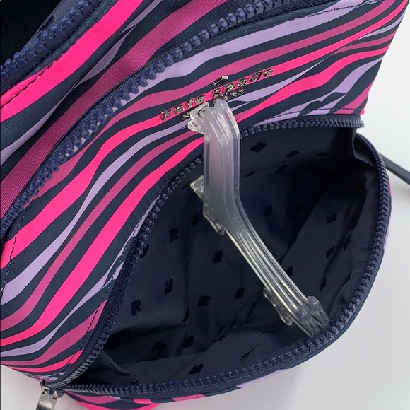 kate spade | Bags | Kate Spade Karissa Nylon Lip Print Md Backpack ...